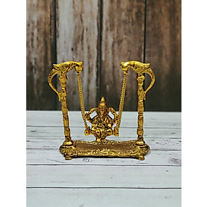 GiftNagri Golden Oxidized Metallic Ganesh Jhula