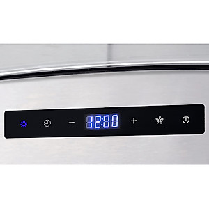 COSMO COS-668WRCS75 30 in. Vista Collection 380 CFM Ducted Wall Mount Range Hood, Touch Controls, LED Lights, Stainless Steel