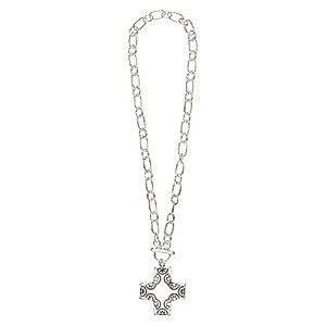 Silpada 'Cross Pendant Necklace' in Sterling Silver