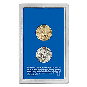 American Coin Treasures First 1979 Susan B. Anthony Dollar and 2000 First Sacagawea Dollar