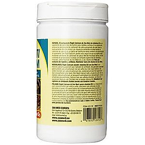 Zoo Med Reptile Calcium without Vitamin D3, 12-Ounce