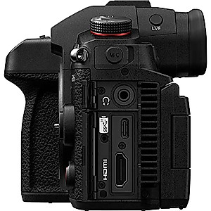 Panasonic Lumix GH6 Mirrorless Camera (DC-GH6BODY) + Sony 64GB Tough SD Card + Card Reader + Corel Photo Software + Case + Flex Tripod + Hand Strap + Memory Wallet + Cap Keeper + More (Renewed)