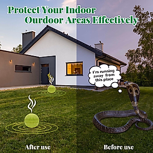 24Pcs Natural Snake Repellent Powerful Snake Away Repellent Balls for Outdoors Indoor, Repel to Snakes Rats and Other Pests, Natural Plant Formula Pest Insect Control