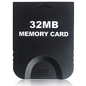 Hyamass 32MB(507 Blocks) High Speed Gamecube Storage Save Game Memory Card Compatible for Nintendo Gamecube & Wii Console Accessory Kits - Black