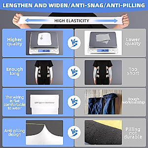 BHYTAKI 6 Pairs UV Sun Protection Arm Sleeves, UPF 50 Sports Cooling Arm Compression Sleeves for Men Women Teenager