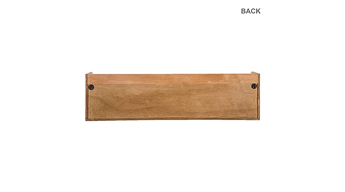 Chicken Wire Wall Shelf with Drawer | Rustic Home & Kitchen Storage