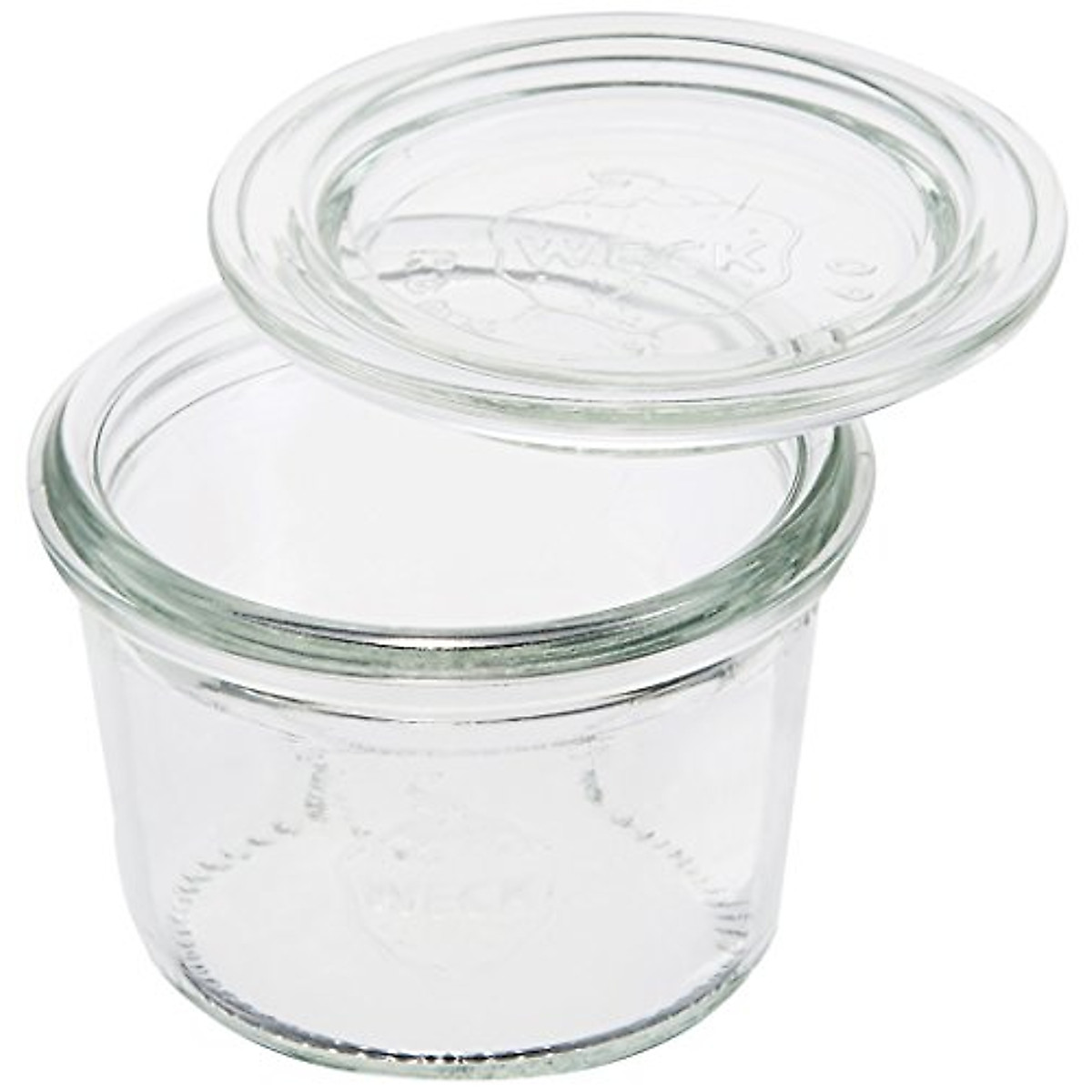 ラセラヌー(Rasalhanut) WE-080 Weck Mold Shape Glass Canister, 2.7 fl oz (80 ml)