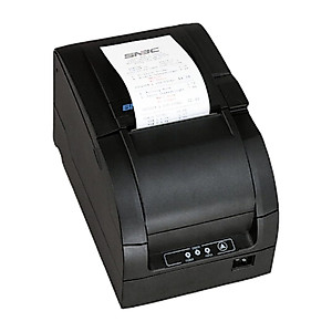SNBC BTP-M300D Impact USB and Serial Port POS Receipt Printer Black 132084 Manual Cutter