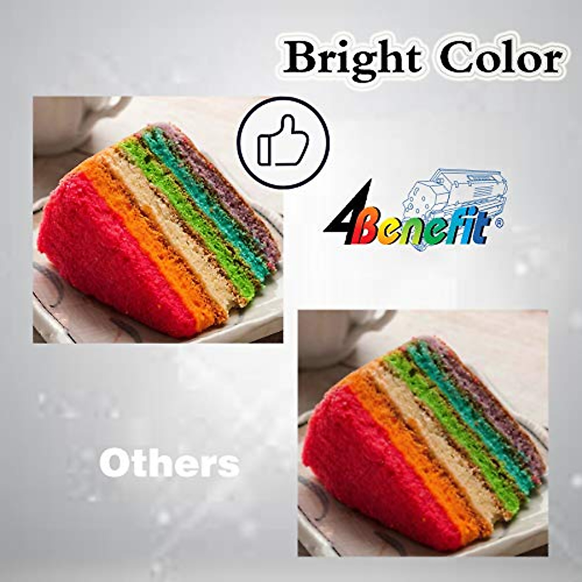 4Benefit (8B/4C/4Y/4M Compatible LC71 LC75 Ink Cartridge Replacement for LC-75 (Set of 20) Work for MFC-J6510DW MFC-J6710DW MFC-J6910DW MFC-J280W MFC-J425W Inkjet Printer