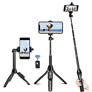 Selfie Stick, 40 inch Selfie Stick Tripod with Wireless Remote, Phone Tripod Stand Compatible with iPhone 14 13 12 11 pro Samsung Note 20 10 S20…