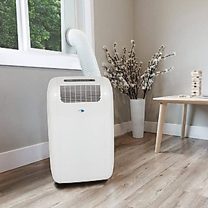 Whynter ARC-101CW Cool Size 10,000 BTU (5,200 BTU SACC) Portable Air Conditioner, Dehumidifier, and Fan with Activated Carbon Filter and Storage Bag, up to 300 sq ft in White