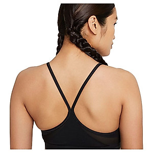 Nike Indy Wire-Free Sports Bra, Large, Black/White