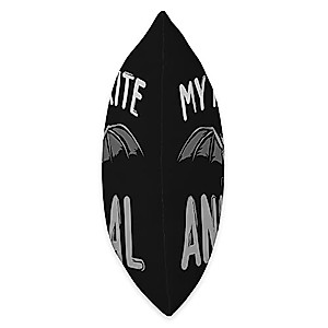 Animal Bat Lover Gift Spooky Lover Animal Funny Bat Throw Pillow, 16x16, Multicolor