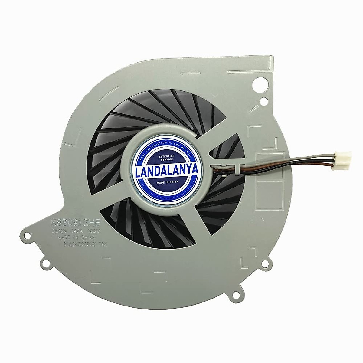 Landalanya Replacement New Internal Cooling Cooler Fan for SONY Playstation 4 CUH-1200 PS4 CUH-12XX CUH-1200AB01 1200AB02 1215A 1215B Series（Note that it can only be used for CUH-1200 CUH-12XX series）