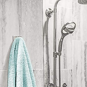 Barton Adhesive Hooks Wall Hooks Waterproof Stainless Steel Hooks for Hanging Coat, Hat, Towel Robe Hook Rack Wall Mount- Bathroom and Bedroom