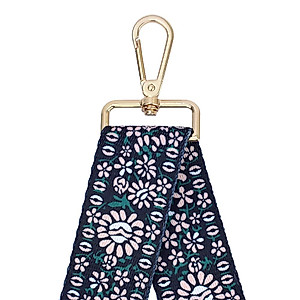 LIFEMATE Bag/Purse Strap Replacement Crossbody Shoulder For Women Adjustable Jacquard Woven Guitar Strap Style(Little Flower)