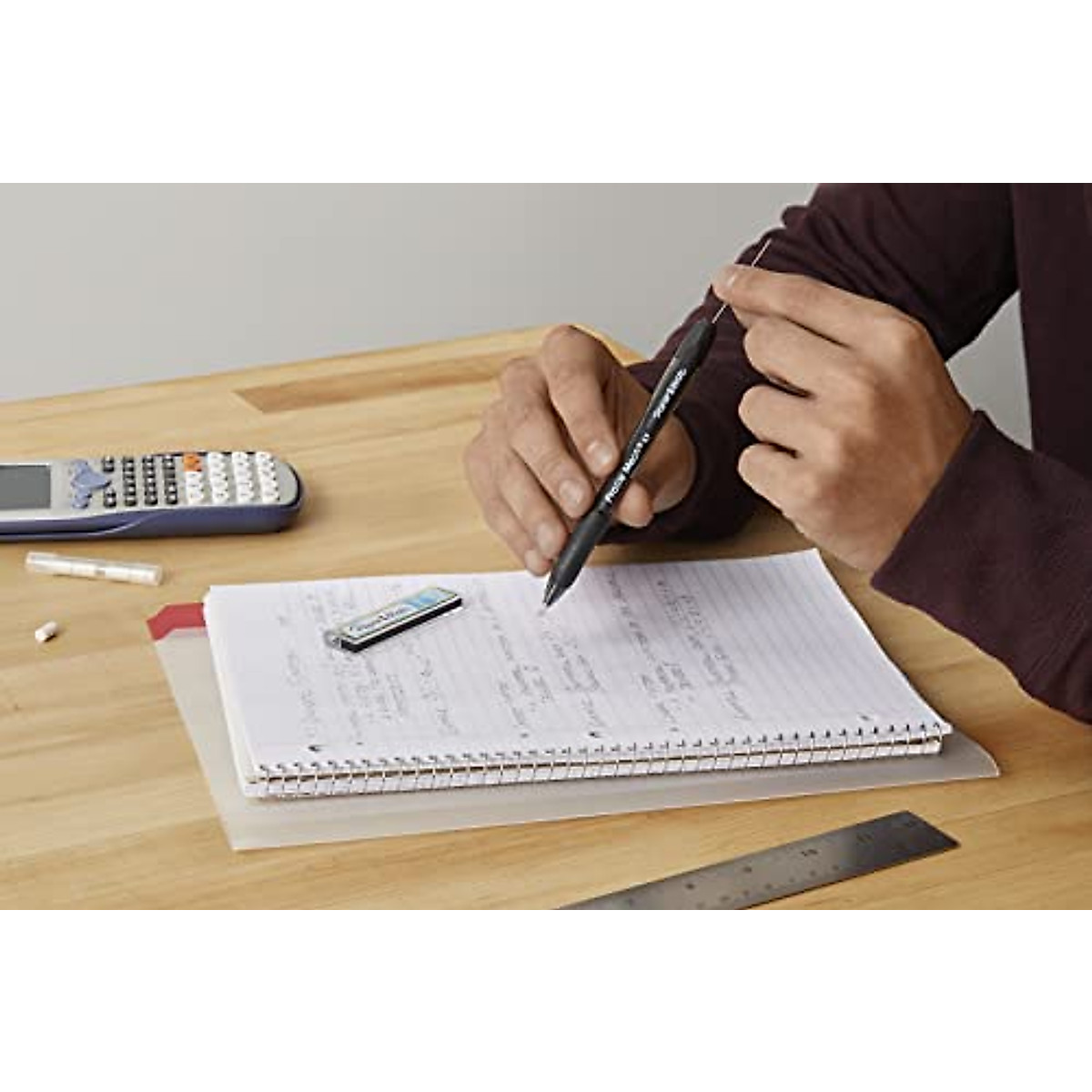 Paper Mate Profile Mech Mechanical Pencil Set, 0.7mm #2 Pencil Lead, Great for Home, School, Office Use (12 Count)