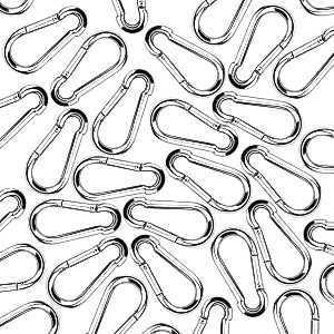 30 Packs Spring Snap Hook M5 1.97inch Stainless Steel 304 Carabiner Clips Keychain Heavy Duty Quick Link Hook for Camping, Hiking, Outdoor and Gym, Small