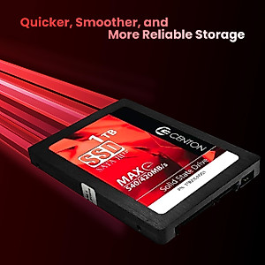 Ceton Electronics MP Essential 1TB Hard Drive, SSD SATA III, 2.5” Solid State Drive, Internal Hardrives