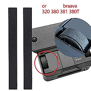 GLOGLOW Mopping Robot Wheel Tire, Replacement Wheels Tires Parts Kit Compatible with Braava 380t