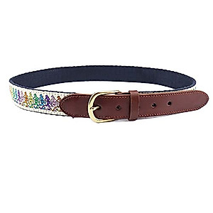 SEC.119 Grateful Dead Oatmeal Skeletons Casual Belt | Officially Licensed Apparel | Size 42
