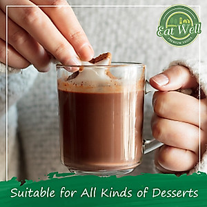 Eat Well Premium Unsweetened Cacao Powder - 32 oz | Dutch Processed Cocoa Powder | Pure Dark Chocolate Powder for Baking & Drinking | 100% Natural Unsweetened Powdered Cocoa | Raw & Vegan Friendly