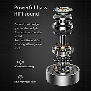 Kamon M31A True Wireless Earbuds Bluetooth 5.2 Headphones, Game, Music Dual-Mode, Touch Control, IPX6 Waterproof Stereo Earphones Battery Display & TWS in-Ear Built-in Mic Headset