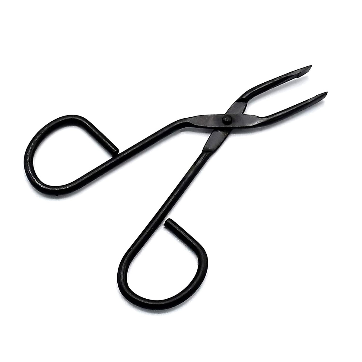 DDP Pro Scissor-like Tweezer Slant 'Eyebrow Black Color