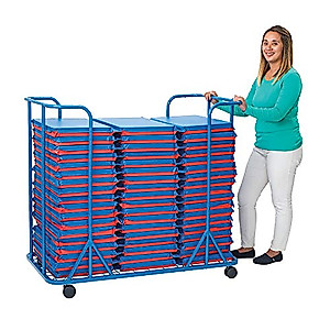 Children’s Factory, Angeles Universal Cart, AFB7930, Mobile Nap Mats & Soft Play Equipment Storage, Daycare, Preschool, Nursery or Classroom Organizer