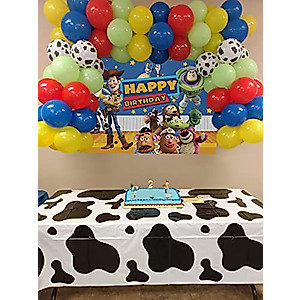 Cartoon Story Backdrop for Kids Birthday Party Cake Table Backdrop Cartoon Story Theme Party Decoration Backdrop Studio Booth Props Backdrop 5X3FT