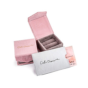 Cali Trove 1/10cttw White Diamond Accent and Gemstone Ring for Women in 10k Gold, Women's Gemstone & Diamond Ring, Fashion Ring with Choice of Gemstone in 10k Yellow Gold - Size 8