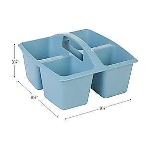 Really Good Stuff Four Equal Compartment Caddies - BOHO, 6 Pack