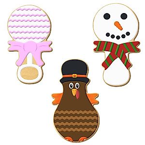 Foose Brand Baby Rattle Cookie Cutter Cookie Cutter 4 in, Tin Plate Steel, Handmade in USA