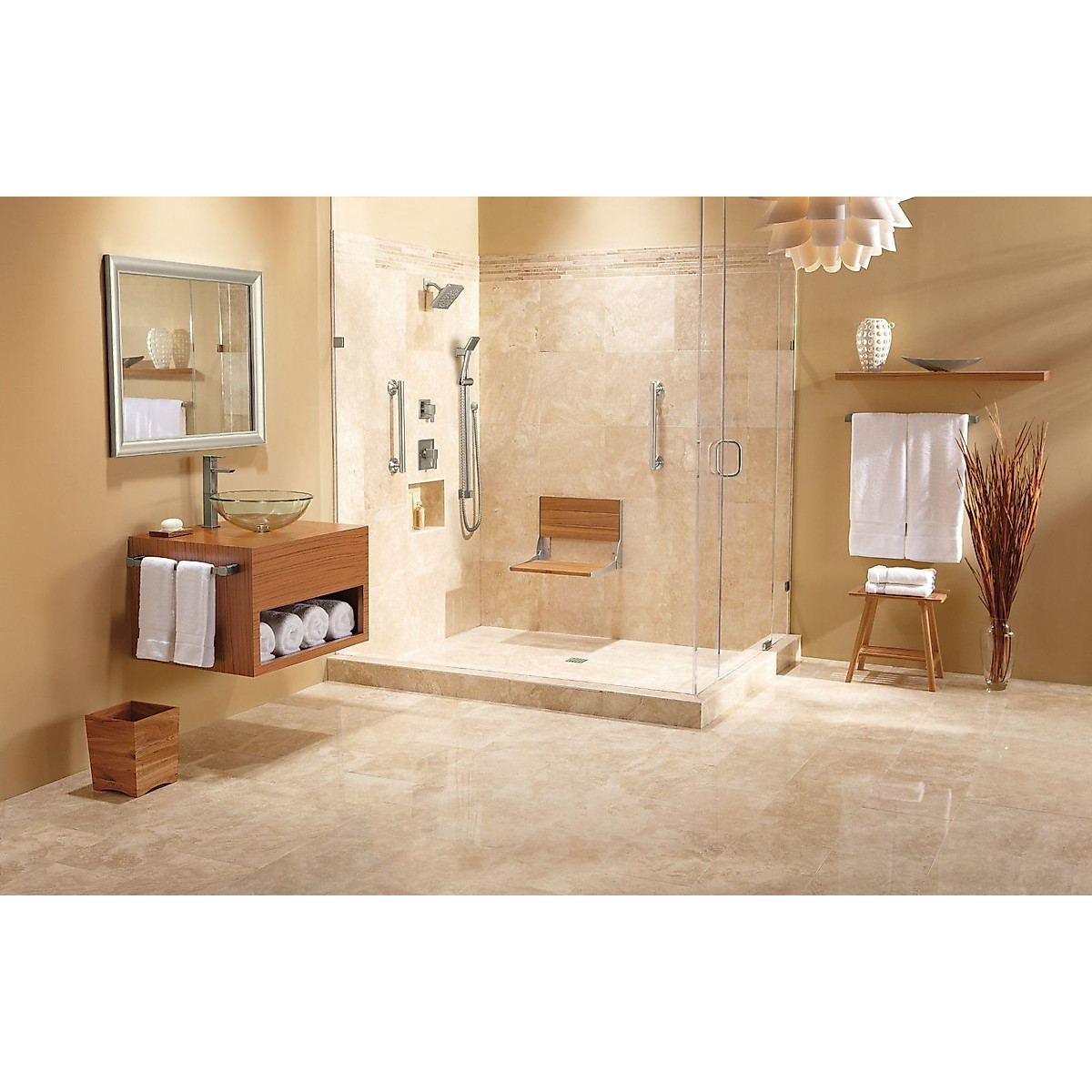 Moen 90-Degree brushed Nickel Posi-Temp Eco-Performance Shower Trim, Valve Required, TS2712EPBN