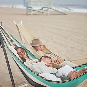 Yellow Leaf Hammocks - 550 lb. Capacity Portable Hammock Stand, 9 Feet Long - Compatible with Our Double and Family Size Hammocks - Color: White