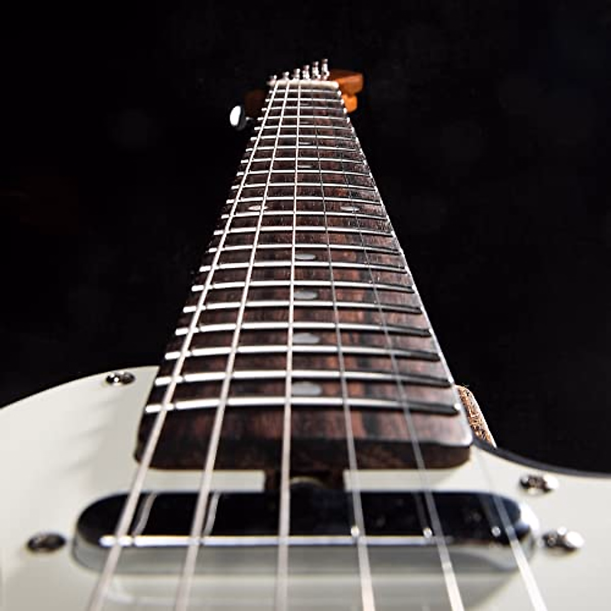 Latitude Lark Classic Electric Guitar, Alder Wood Nitro Paint Solid Body,Roasted Maple Thin C Neck Jumbo 21 Frets Modernist Fine Instrument, Rosewood fingerboard,Weight 7 lbs