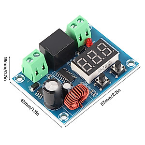 XH-M609 Digital Low Voltage Disconnect Module, Over Charge/Discharge/Current and Short Circuit for 12-36V DC Battery