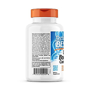 Doctor's Best Calcium Bone Maker Complex with MCHCal, Supports Bone Health, Muscular, Skeletal & Vascular Health, 180 Caps