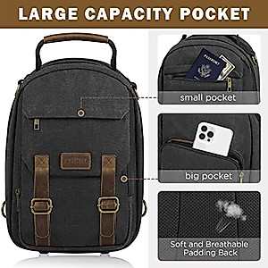 SMRITI Hard Carrying Case Compatible with VR Elite Strap Battery Version Virtual Reality Headsets and Touch Controllers Accessories, Large Portable Protection Backpack for Travel and Home Storage