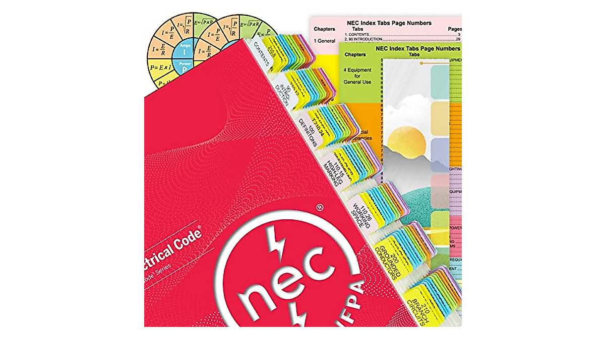 Organize Your 2023 NEC Code Book with Color-Coded Tabs