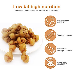 Pawant Dog Bones Long Lasting Rawhide Free Dog Chews Cranberry Taste 2.5" 1lb