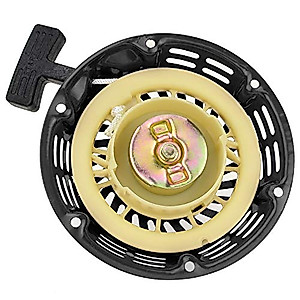 HIAORS Black Pull Start Recoil Starter for KT-196cc TrailMaster Mini XRS 163cc 80T Go Karts Mini Shark 5.5HP 6.5HP 212CC Motovox MBX20 Mini Bike Parts