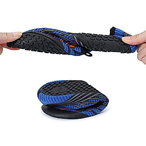 BARERUN Water Sports Shoes Barefoot Quick-Dry Aqua Yoga Socks Slip-on for Men Women Orange 12-13 Women/10-11 Men