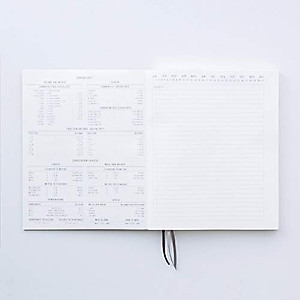 DesignWorks Ink Standard Issue Pink Planner Notebook No. 3 Journal with Lined Pages, Elastic Closure, Pen Holder, and 3 Ribbon Marker for Work, Writing, Journaling, 6.75" x 8.5"
