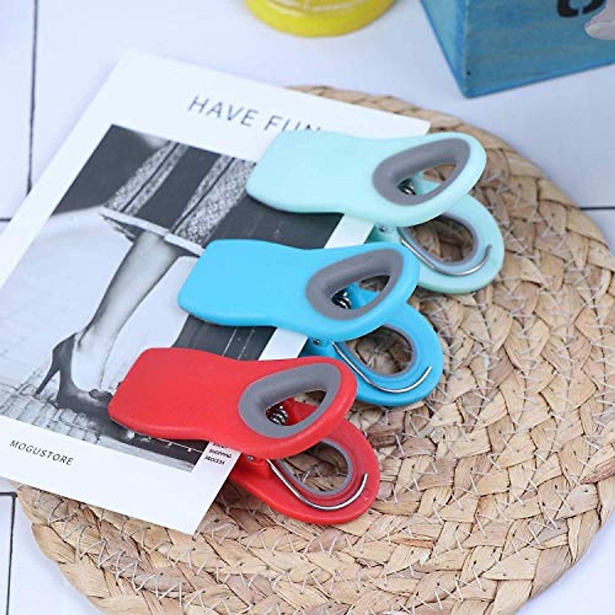 Chip Clips Magnetic,Bag Clips for Food Magnetic,6 Pack, Bag Clips, Bag Clips for Food, Magnet Clips, Clips for Food Packages, Clips for Fridge