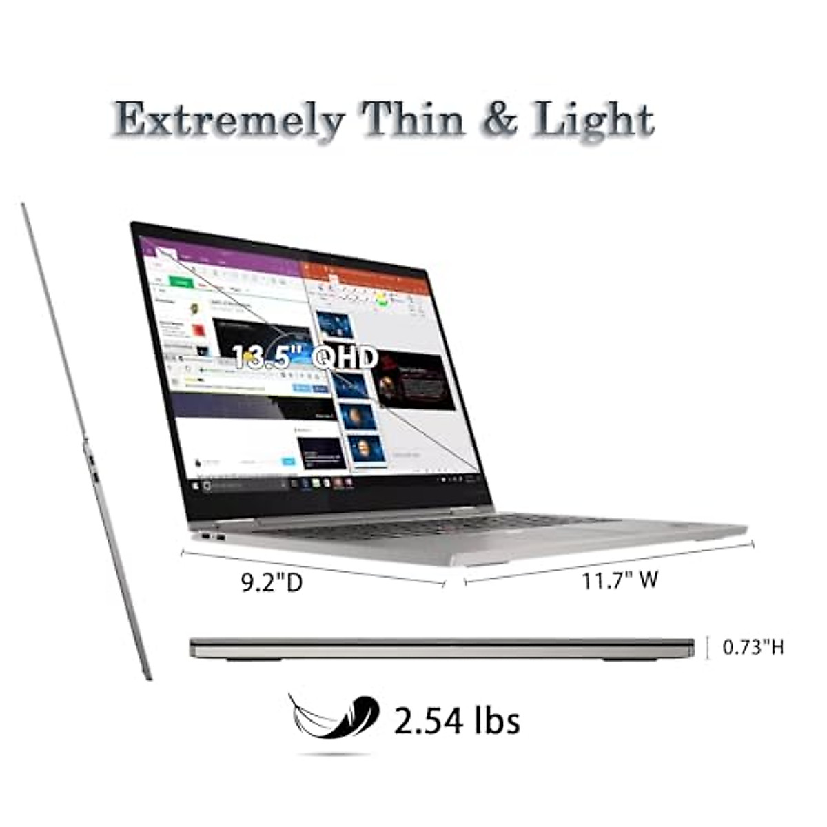 Lenovo ThinkPad X1 Yoga Gen 1 13.5" QHD 450Nits Touch 2-in-1 Laptop - Evo Core i7-1160G7-2X Thunderbolt4 - Backlit KB - Win11 Pro –W/Digital Pen & Mouse Pad (16GB RAM | 512GB SSD)