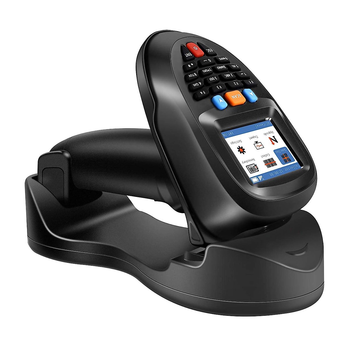 Trohestar N6 Wireless Barcode Scanner Inventory Scanner CCD Handheld Barcode Scanner with 2.4GHz Wireless & Wired Connection Portable Barcode Reader for Windows, Mac, Android, iOS (N6-CCD)