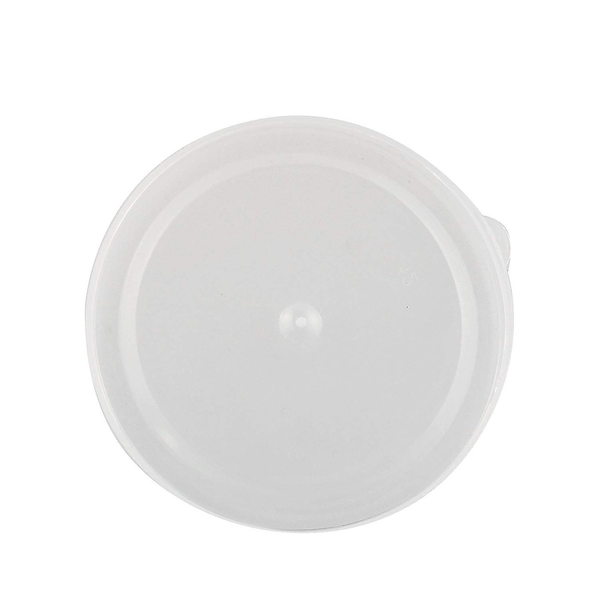 JCBIZ 24pcs Transparent PP Small Round Cup Clay Containers Slime Storage Plasticene Bowl with Lids for Snowflake Crystal Clay, Color Mud