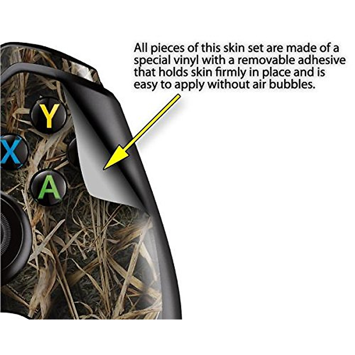 WraptorCamo Grassy Marsh Camo - Holiday Bundle WraptorSkinz Decal Style Vinyl Skin Wrap Compatible with Xbox One Original Console, Kinect and 2 Controllers (Gaming System NOT Included)