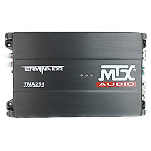 MTX TNP212D2 12-Inch 400-Watt RMS Dual Loaded 1200-Watt Car Subwoofer Enclosure Audio with Sub Box, Mono Block Amplifier, and 8 Gauge Amplifier Amp Complete Wiring Installation Kit